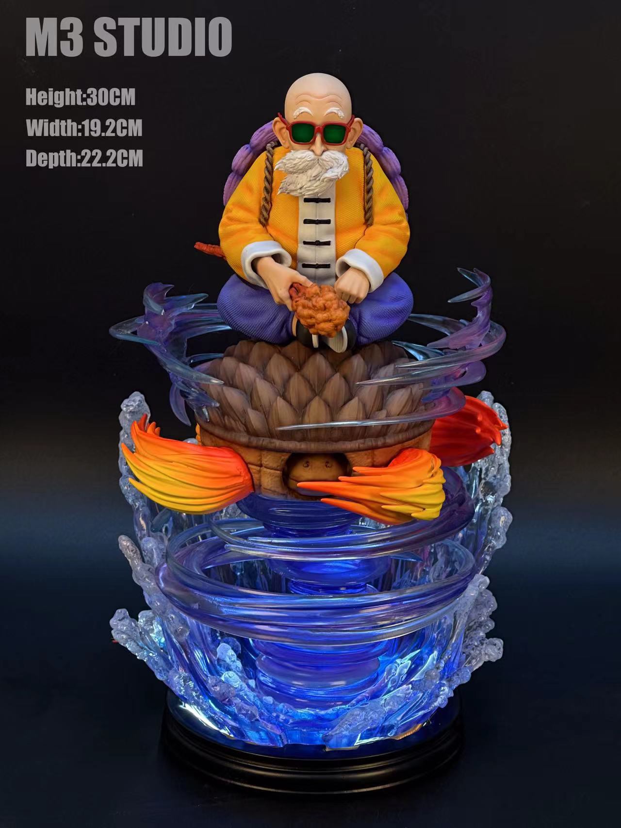 1/6 Scale Master Roshi & Turtle - Dragon Ball Resin Statue - M3 Studios