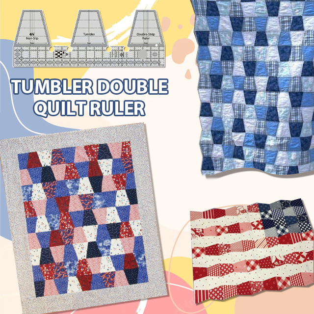 Tumbler Double Strip Ruler