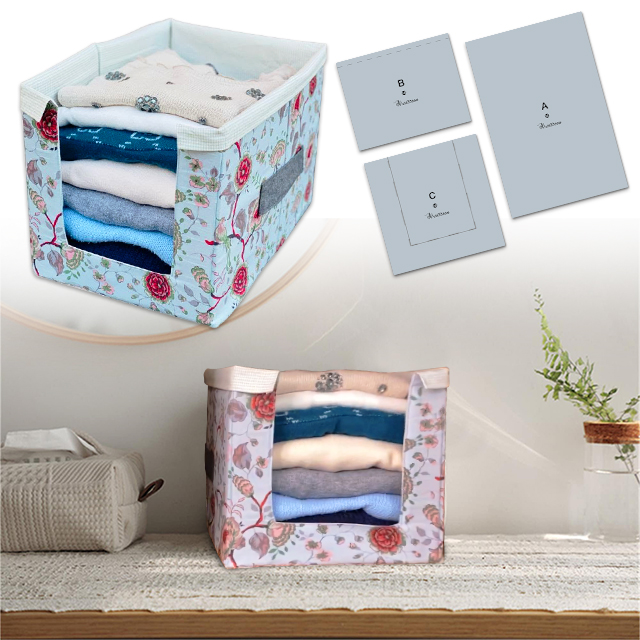 DIY Wardrobe Storage Box Quilting Template — With Tutorial