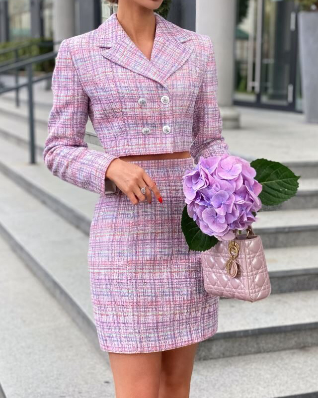 Tweed suit + hip suit