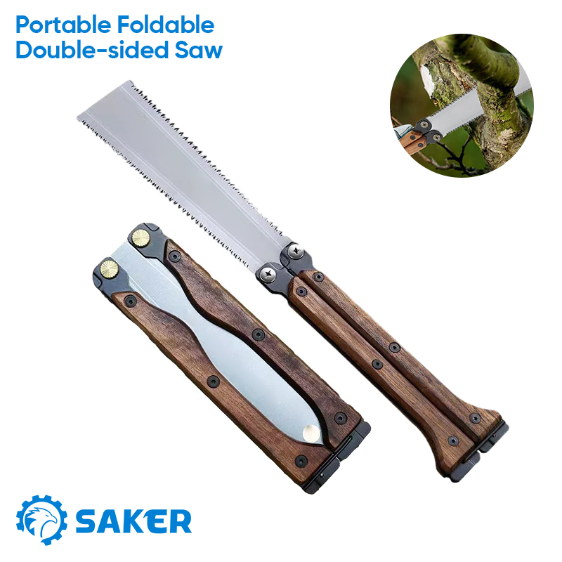 SAKER® Portable Foldable Double-Sided Saw