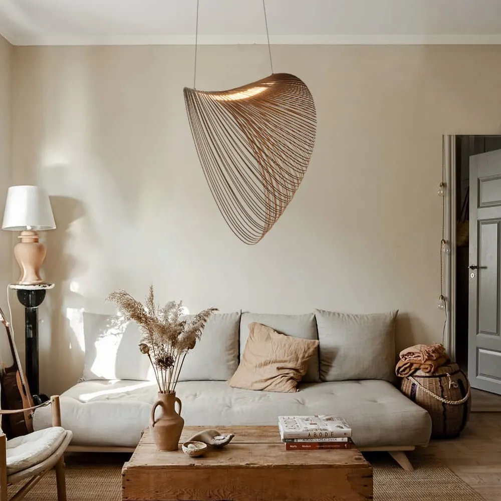 Arturest Creative Design Wooden Pendant Lamp Shade for Dining Room