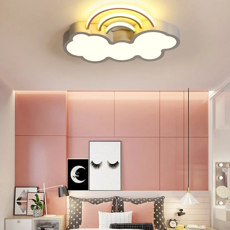 Children's lamp light in the bedroom simple modern boy and girl eye ...