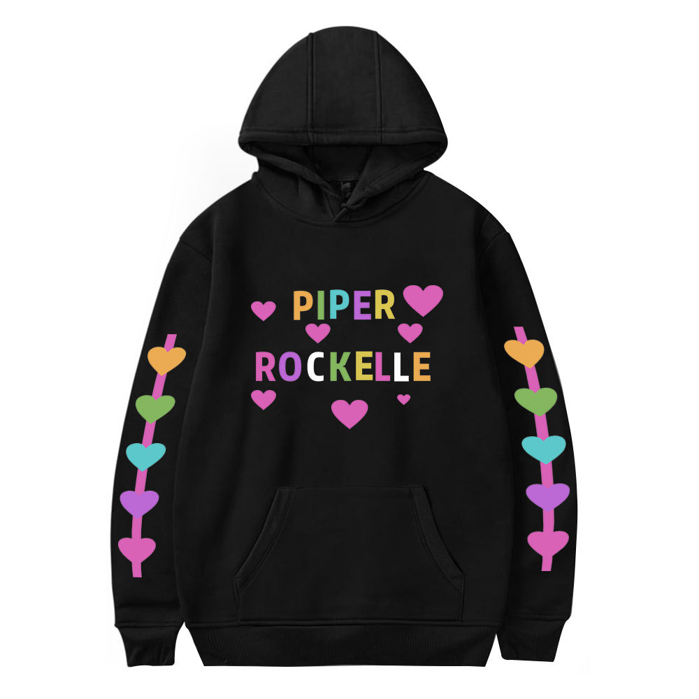 Piper Rockelle Logo Hoodie Casual Pullover Streetwear Sweatshirt for ...