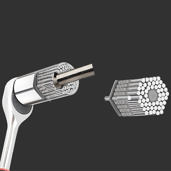 Adjustable Universal Socket with Power Drill Adapter: Unscrew Any Bolt