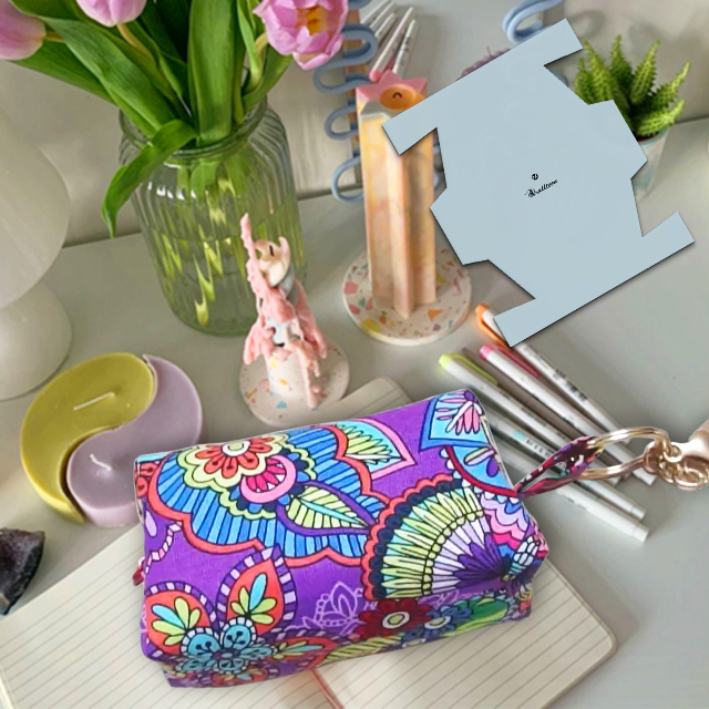 Easy Cute Box Pouch—Template + Manual