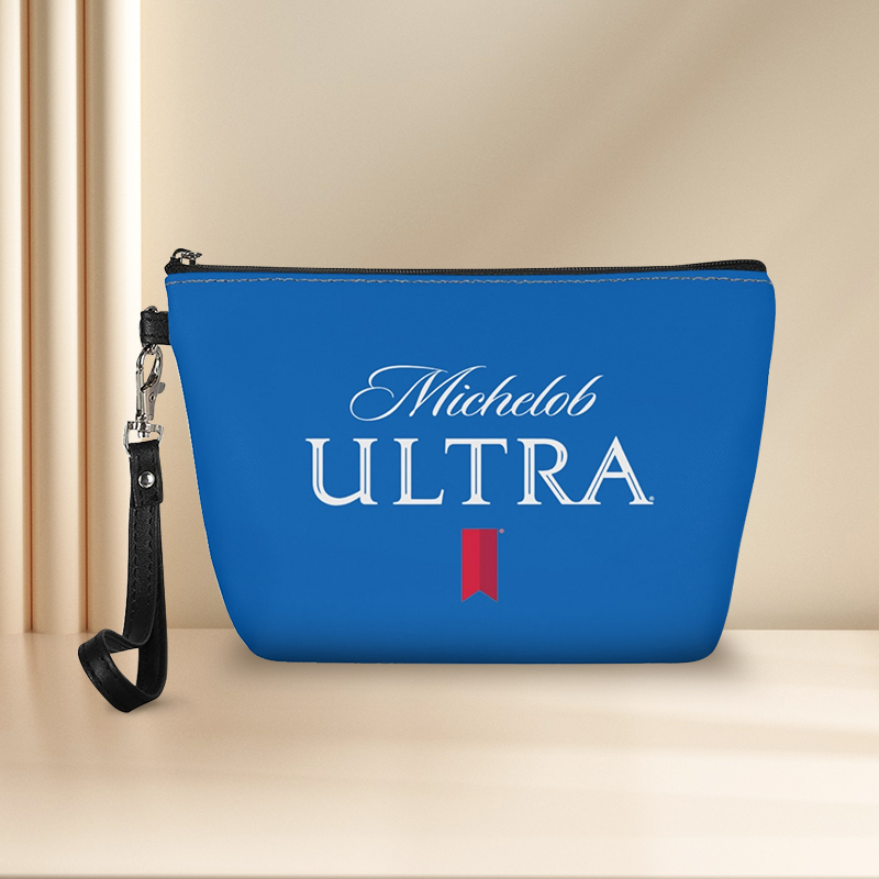 Michelob Ultra DrinkIng Print Flat Cosmetic Bag