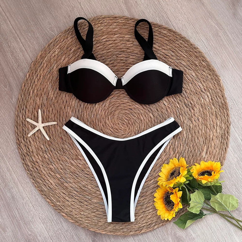Billionm Solid Micro Bikini 2024 Women Swimsuit Female Swimwear Thong Bikinis Set Brazilian ...