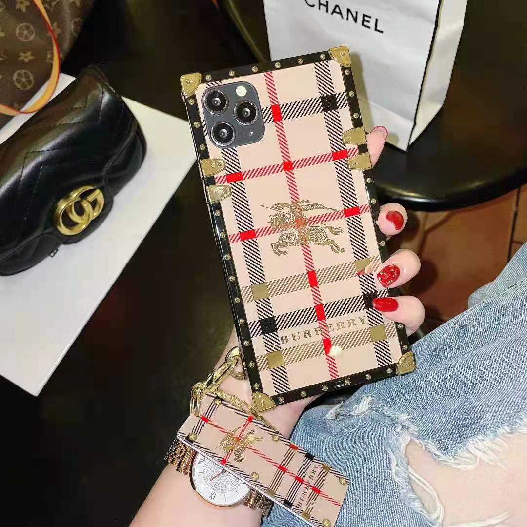 Luxury Designer Square drop Protection Wrist Tether Key Chain Holder ...