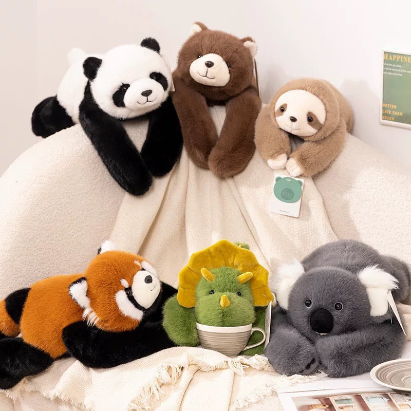 Weighted animal plush toys