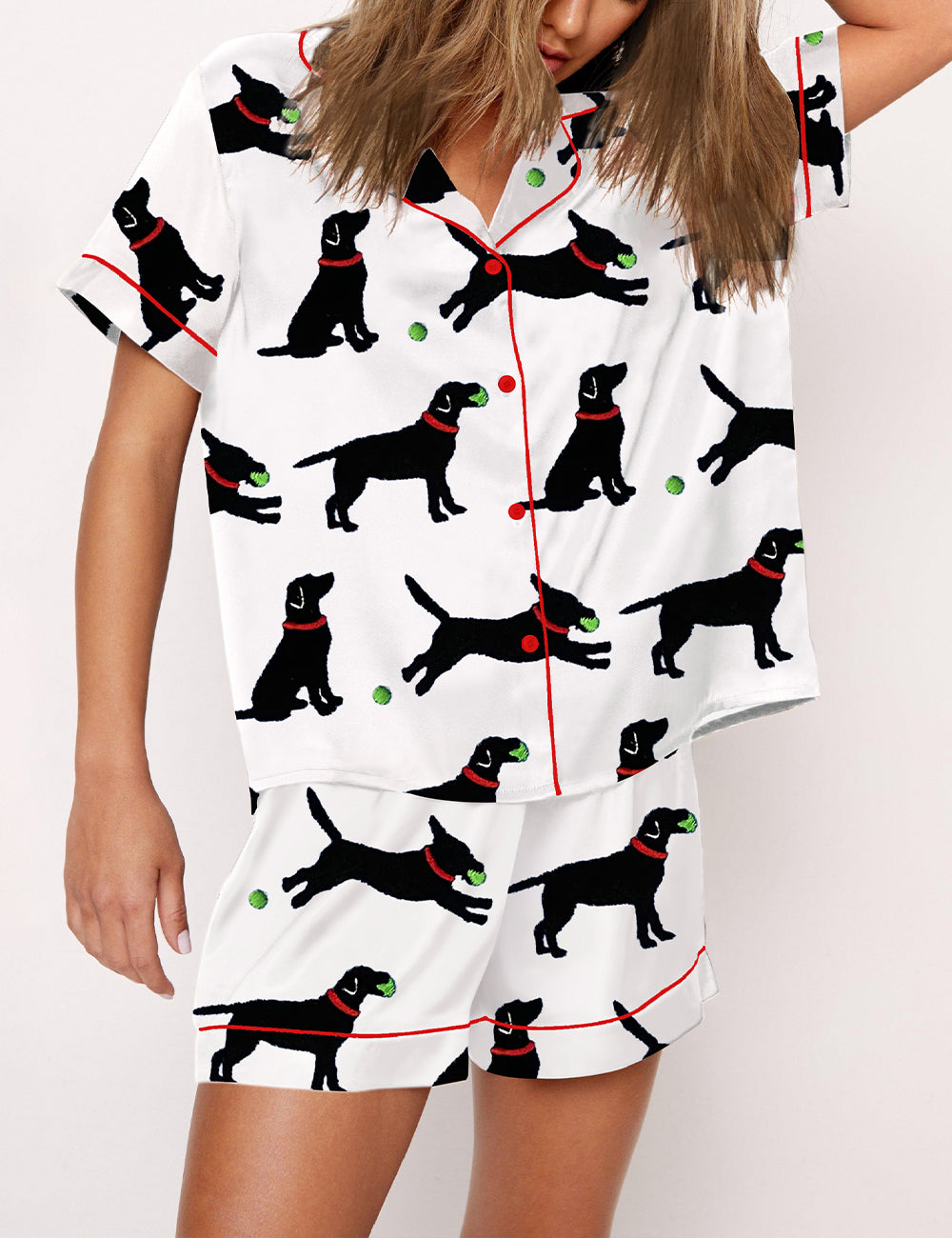 Women's Lab With Ball Pajama Set