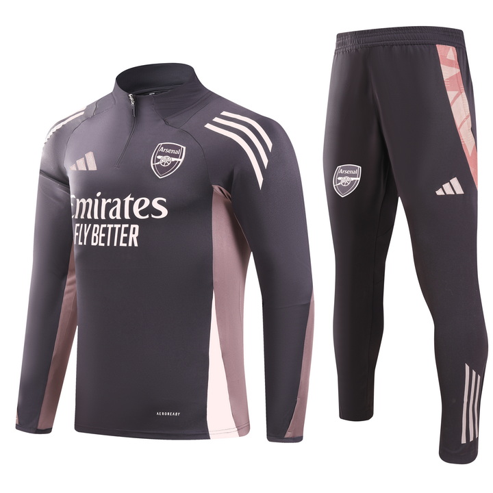 2024/2025 Arsenal Half-Pull Training Suit Purple Football Shirt 1:1 ...