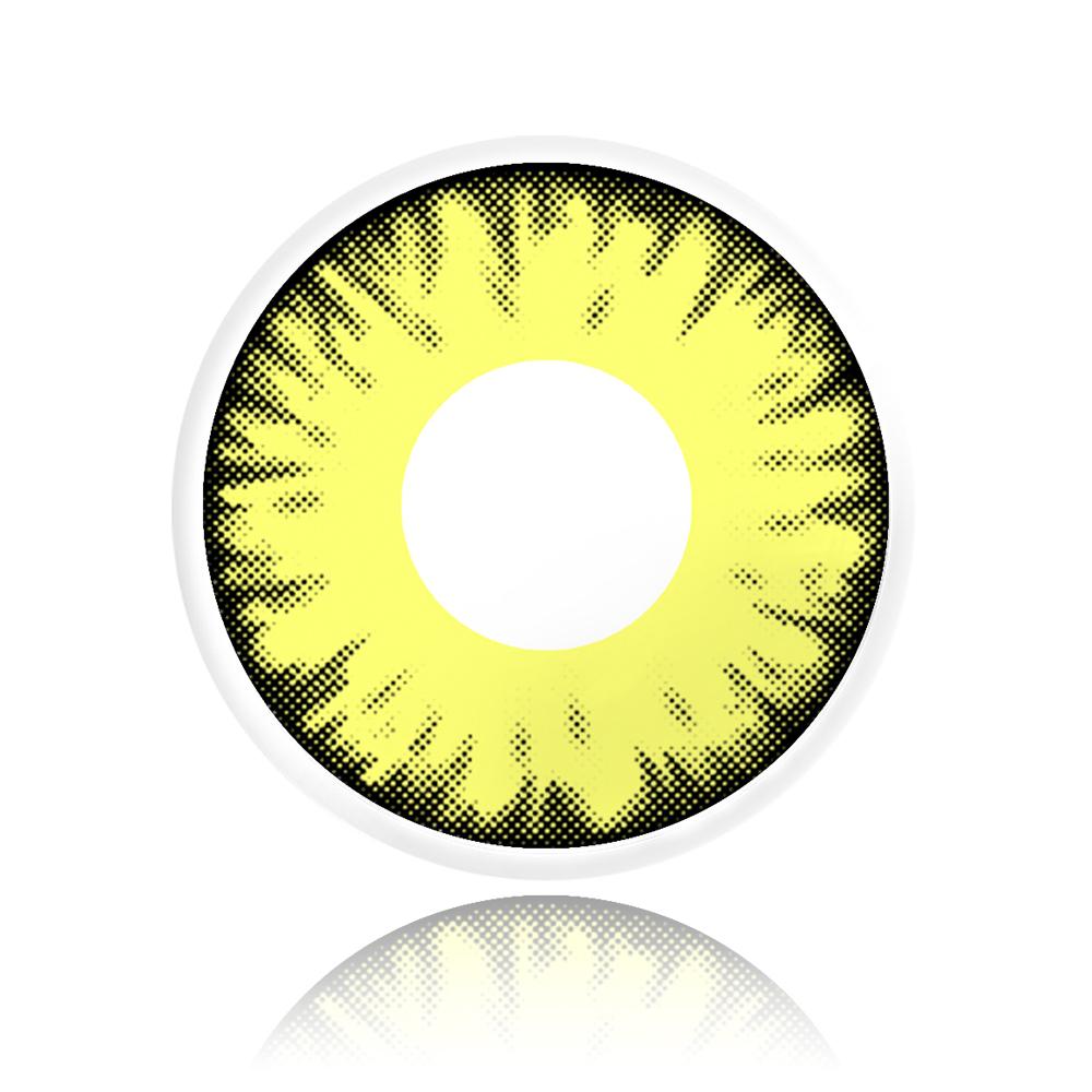 Twilight Yellow Vampire Halloween Contacts
