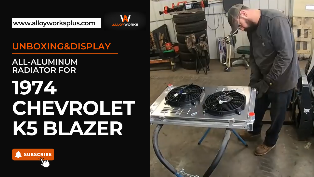 Elevate Your Cooling System Alloyworks 3 Row Radiator Shroud Fan For