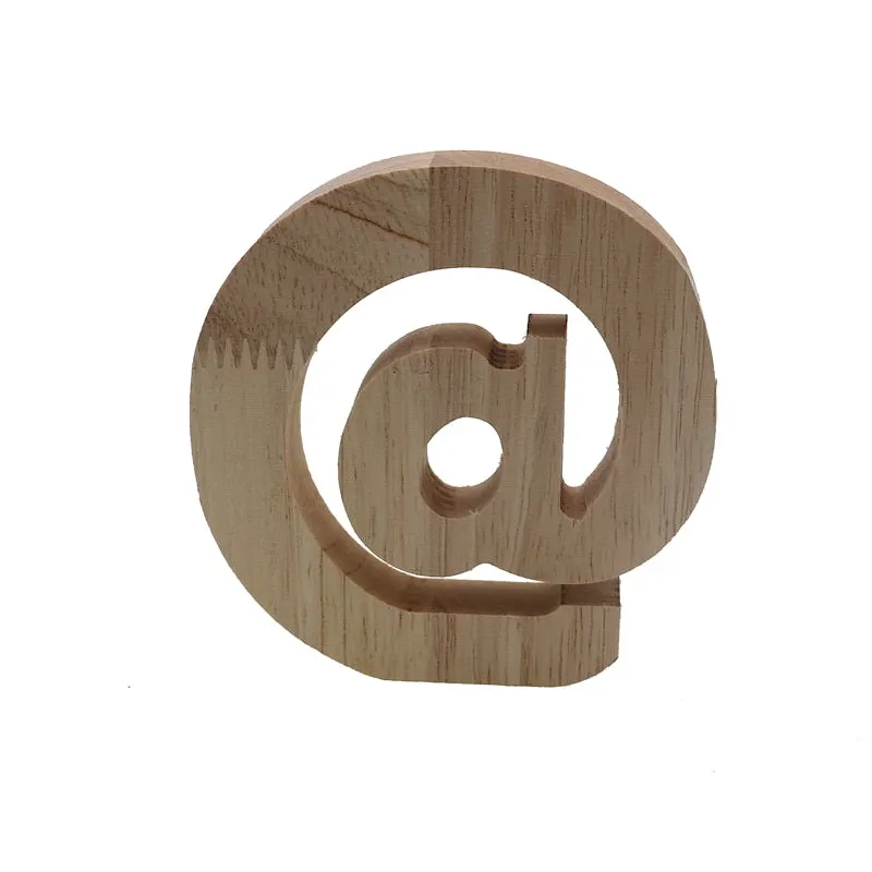 RUNBAZEF Decor Color Wooden Letter 26 Wood English Alphabet Letters ...