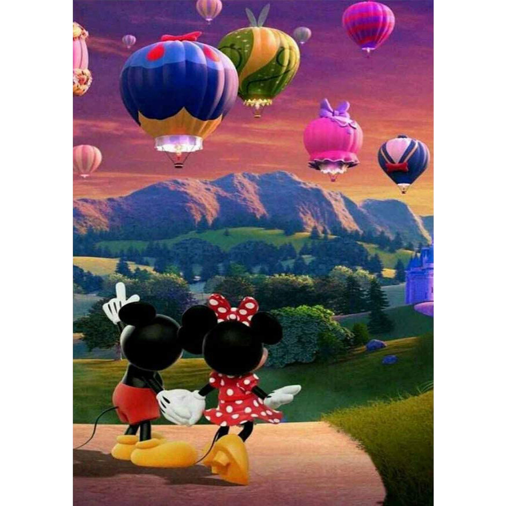 Poster Cartoon Mouse 30x40cm(canvas) full square drill diamond painting