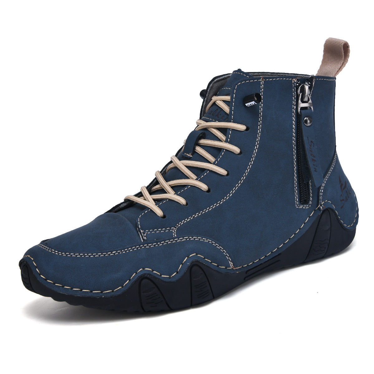 Large Size High Top Octopus Handmade Barefoot Boots
