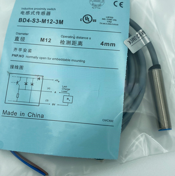 Proximity Switch BD4-S3-M12 Series DC Three-wire Inductive Sensor