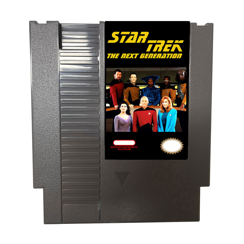 8 Bit NES Game Card - Star Trek Next Generation - NES Game Cartridge ...