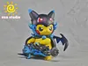 Pikachu cosplay Charizard X & Charizard Y - Pokemon Resin Statue - sun ...