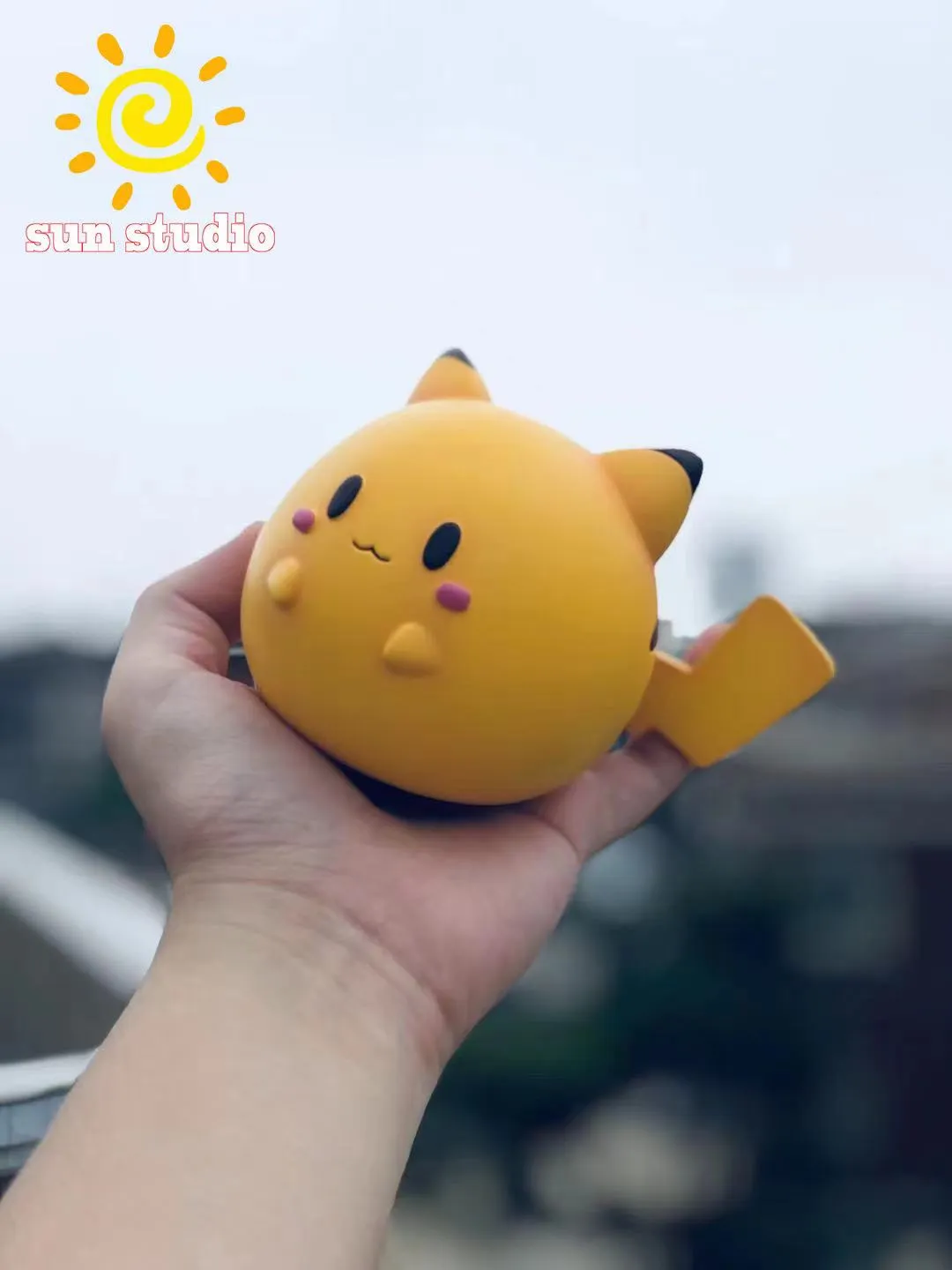 Chubby Pikachu - Pokemon Resin Statue - Sun Studio