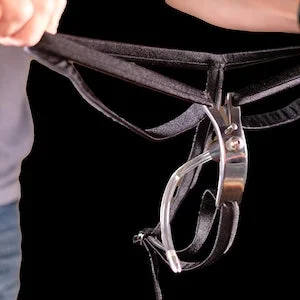 Feminizer with Catheter Flying-V Metal Spandex Male to Female ...