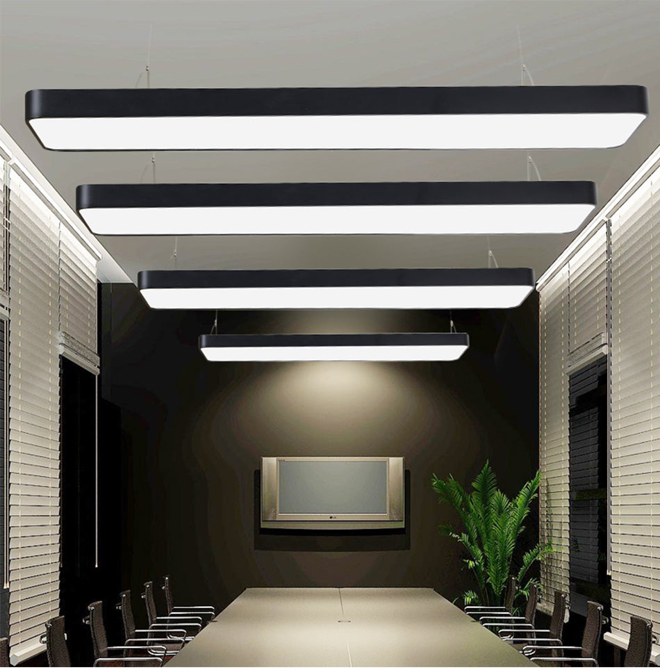 LED Modern Ceiling Light Lam Surface Mount Flush Panel Rectangle Lighting