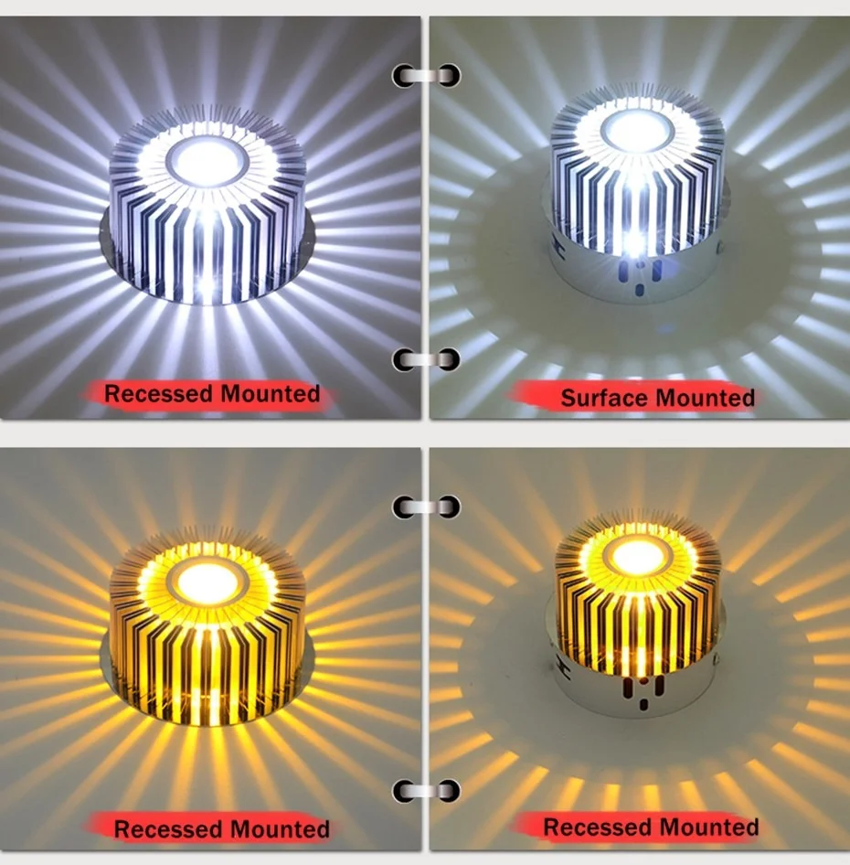 Led lamp Spot led downlight Colorful LED Bulb Spot Light For Living ...