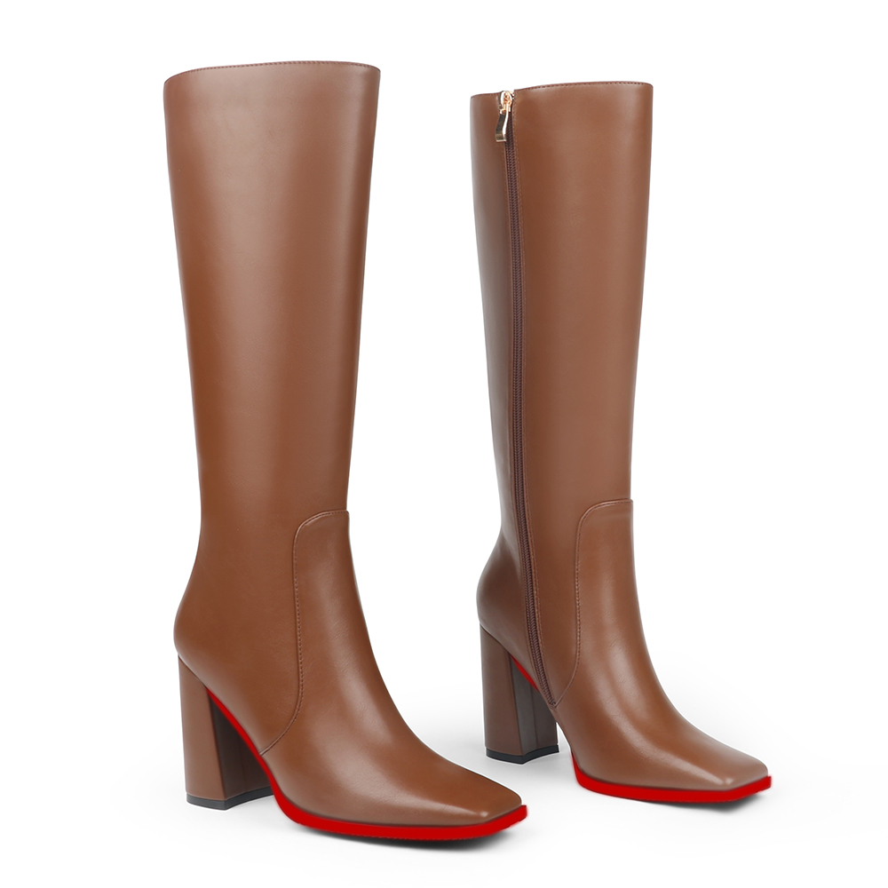 Red Bottom Knee Boots