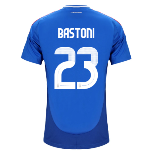 Italy Alessandro Bastoni 23 Home Shirt Kit UEFA Euro 2024