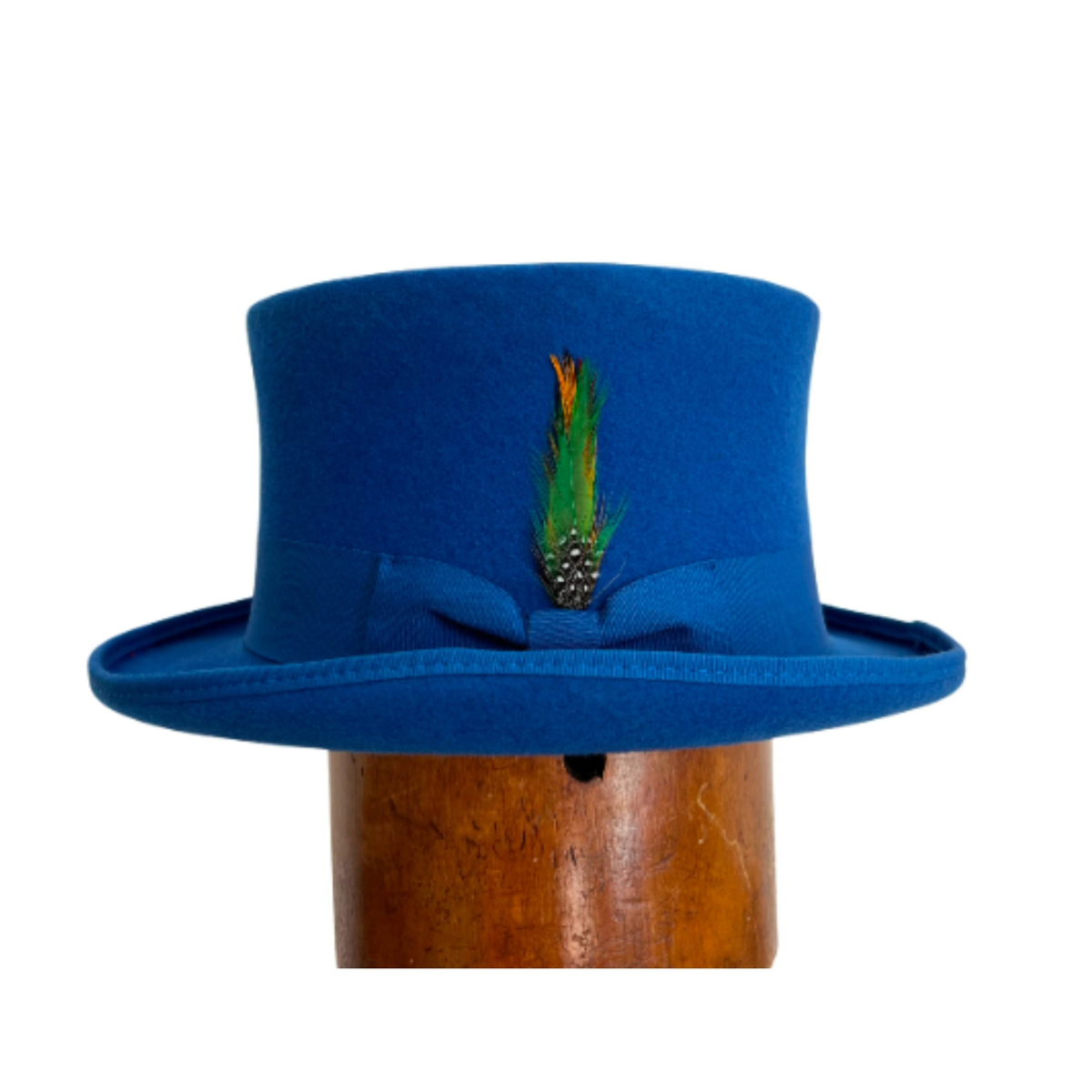 Royal Blue Wool Felt Top Hat