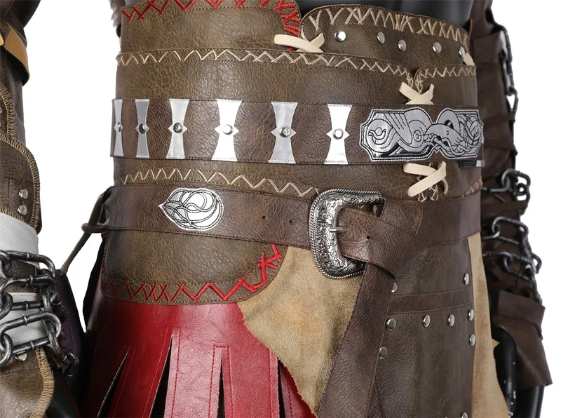 God of War Ragnarok Kratos Halloween Cosplay Costume Outfits Full set
