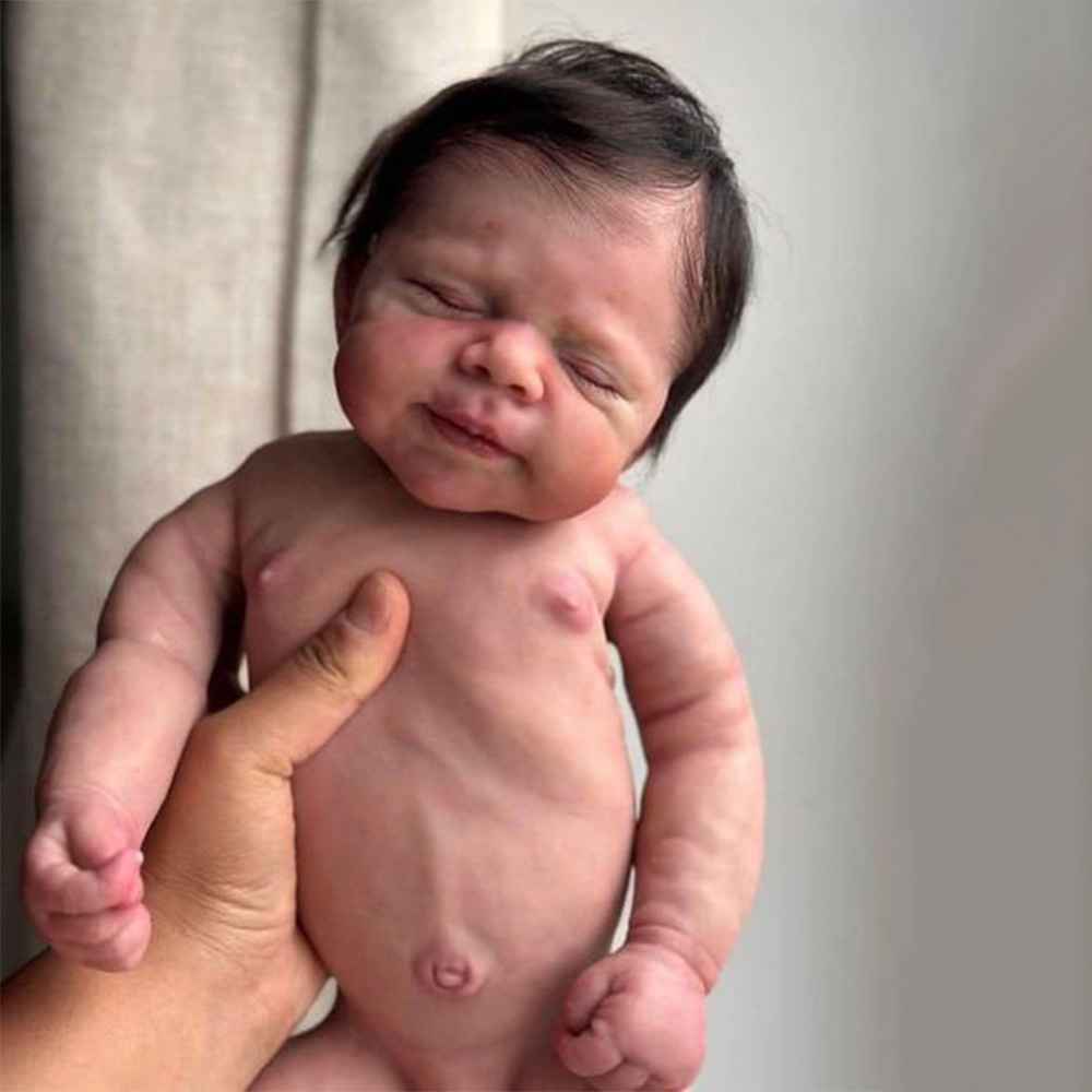 12"&16" Clement Full Body Silicone Bendable Reborn Baby Boy or Girl ...