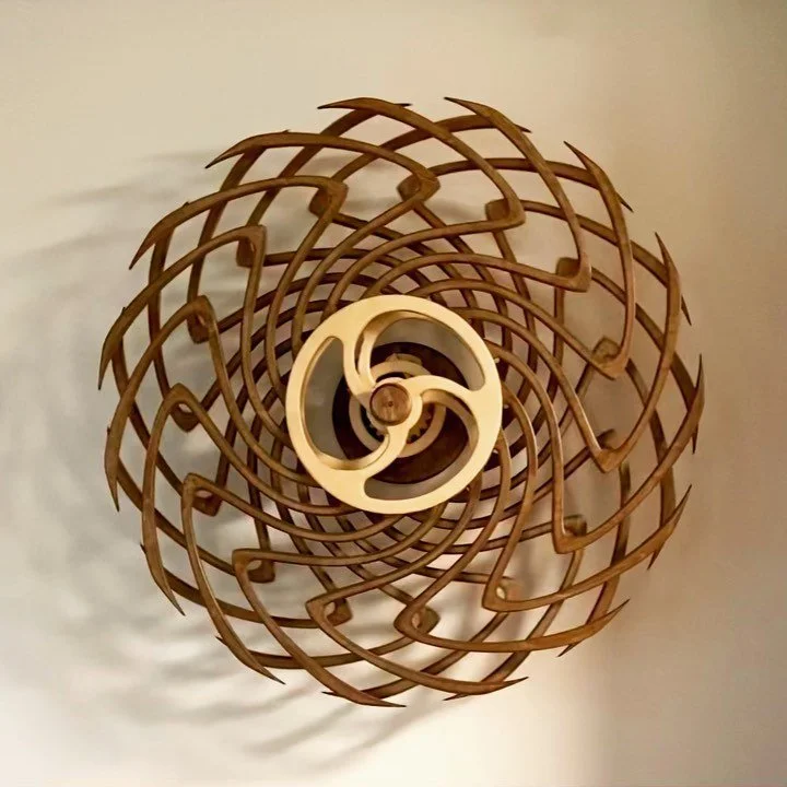 🍂100% Handmade Kinetic Wooden Sculpture