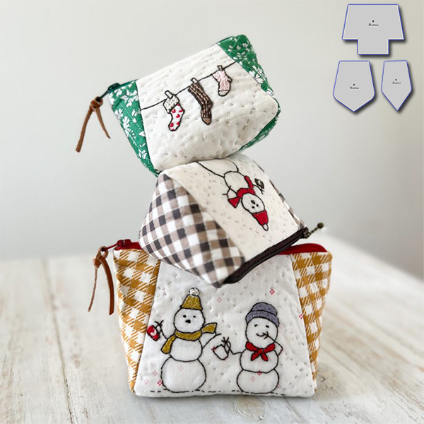 Mini Coin Purse - Include Instructions + Template