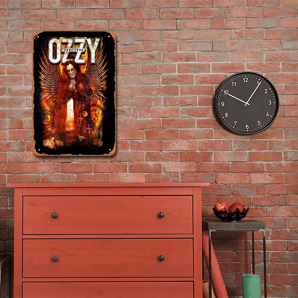 20*30cm/30*40cm - Ozzy Osbourne - Vintage Tin Signs/Wooden Signs