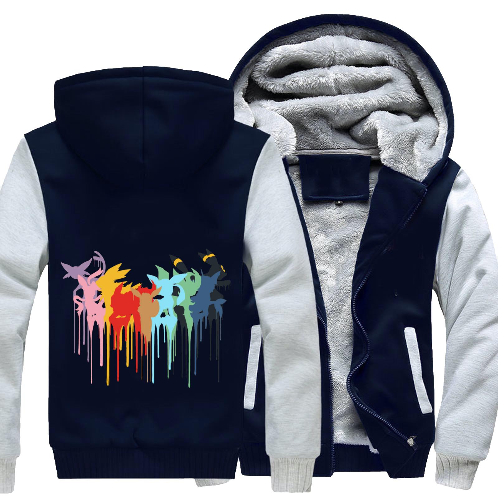 Eeveelution Fluid, Pokemon Fleece Jacket