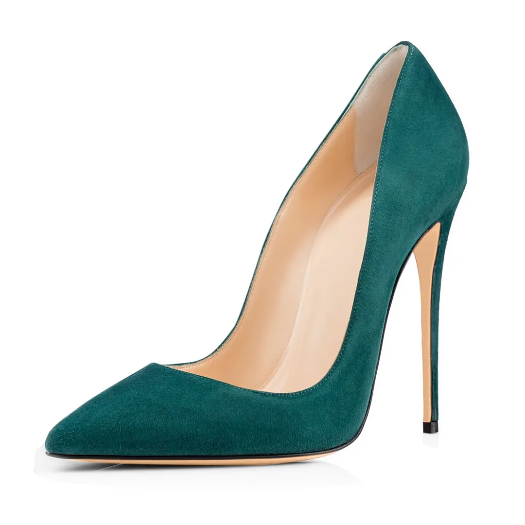 Churchf Women's Suede Ultra-High Heels Large-Size Fashion Shoes Sichuan ...