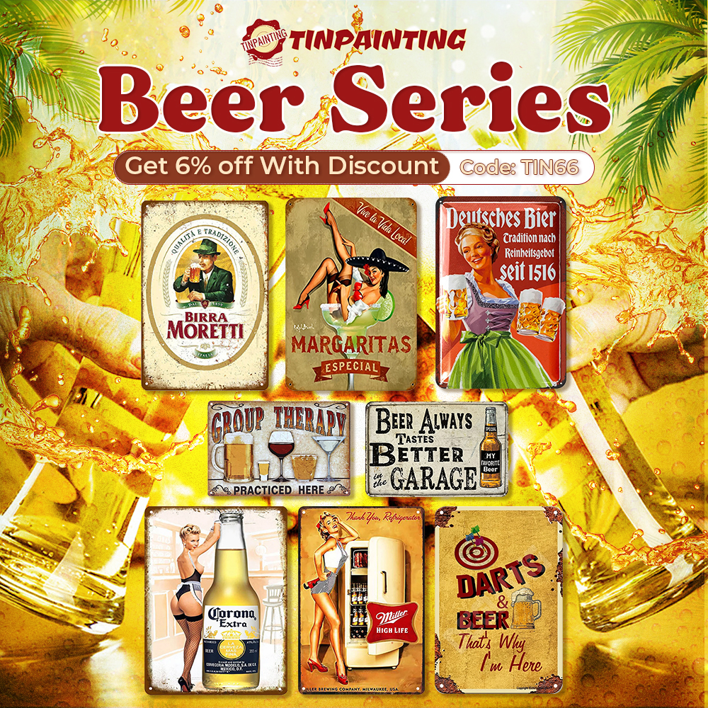 Tinpainting丨10,000+ products Vintage Metal Tin Sign Vintage Sheet Strip ...