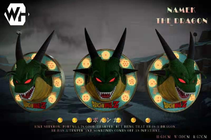 Namek Shenron 3D Decoration Frame with LED - Dragon Ball Resin Statue ...