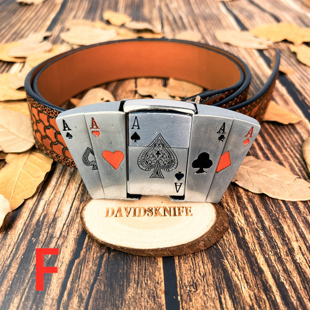 Western Belt and Lighter Buckle