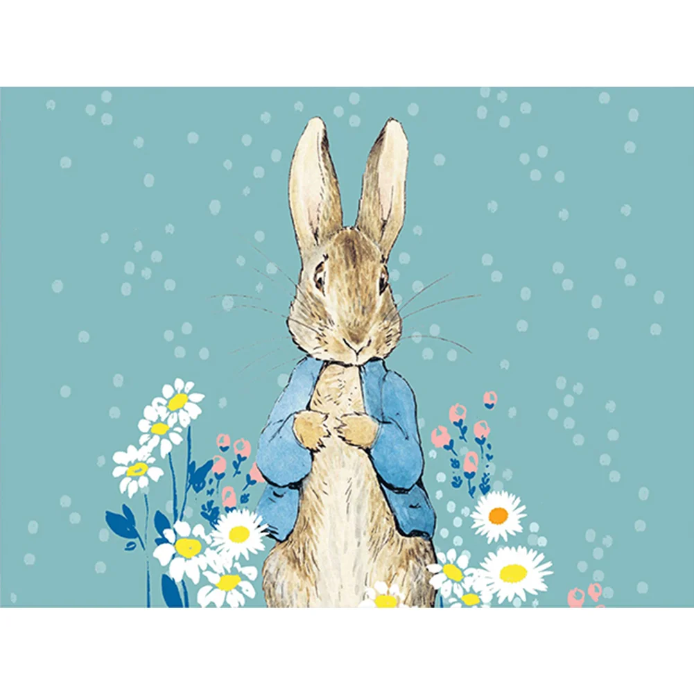 Peter Rabbit (canvas) full round or square drill diamond painting