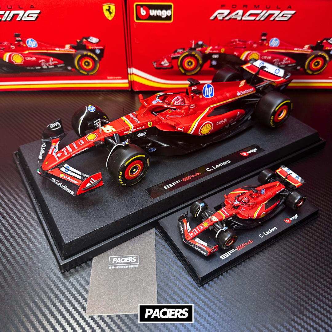 Formula 2024 SF-24 Simulation Alloy F1 Racing Car Model