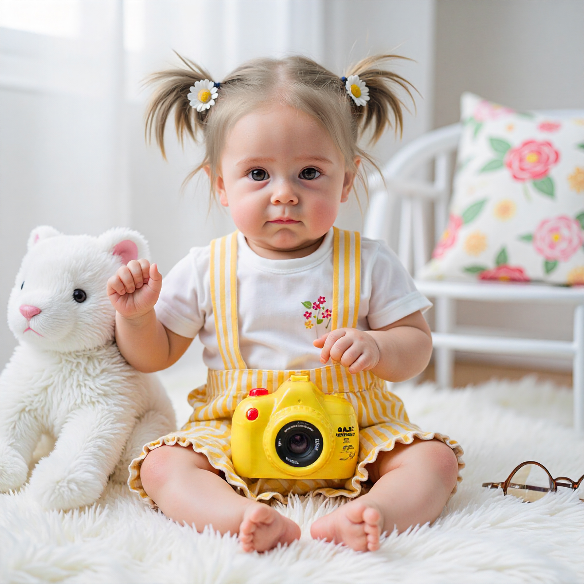 17" Truly Look Real Realistic Toddler Reborn Baby Girl Pavviar with ...