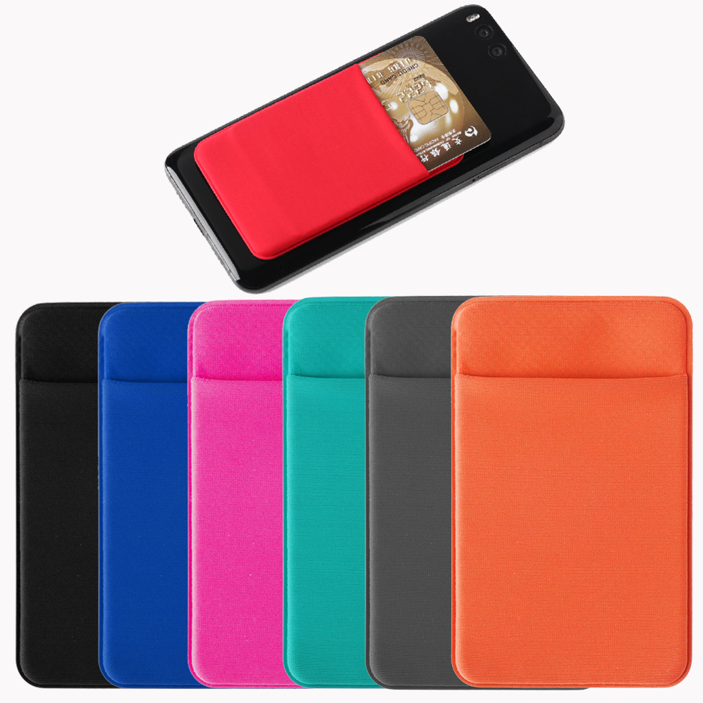 1PC Elastic Cell Phone Card Holder Mobile Phone Wallet Case Credit ID ...