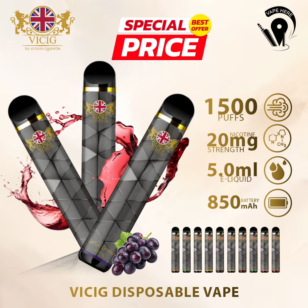 VICIG Disposable Pods 20mg - 1500 Puffs