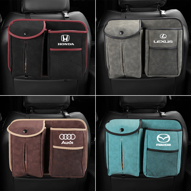 Car Seat Back Bag Car Tissue Box Hanging Bag
