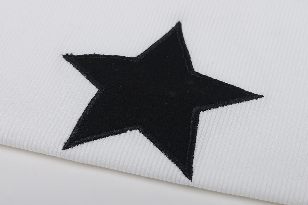 STAR EMBROIDERED TANK TOP