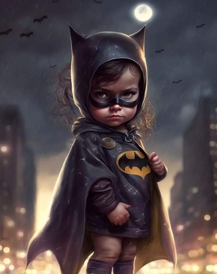 Little Superman (velvet cloth) AB drill full round/square diamond painting