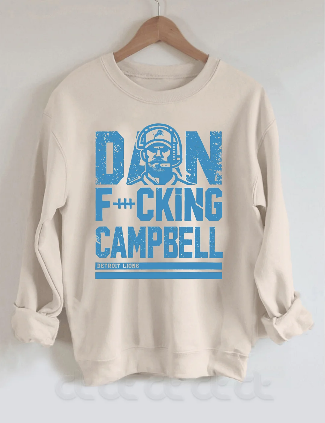 Dan Campbell Detroit Lions Sweatshirt